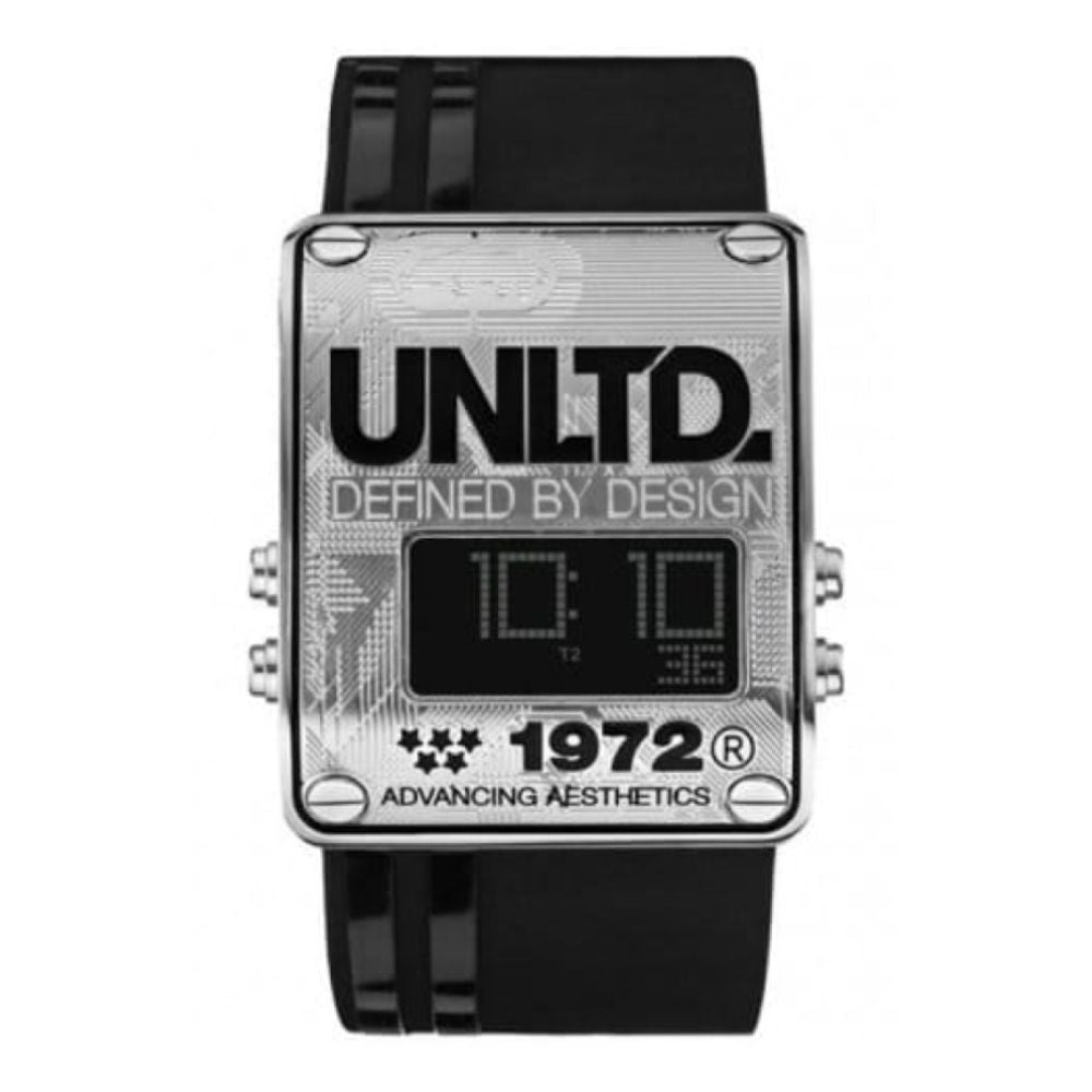 Marc Ecko Gents The Chron Black Silicone Digital Strap Watch | Edmonds